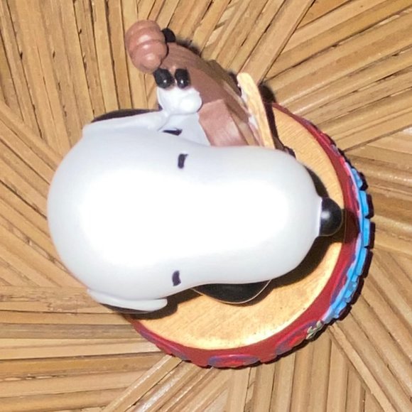 Denz | Accents | Peanuts Snoopy Playing Bass Vintage Music Box Mib ...